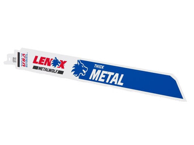 Lenox MetalWolf Wave Edge Reciprocating Saw Blade 305 x 25 x 1.07mm 14 ...