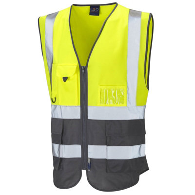 Leo LYNTON recycled sustainable source superior high visibility yellow ...