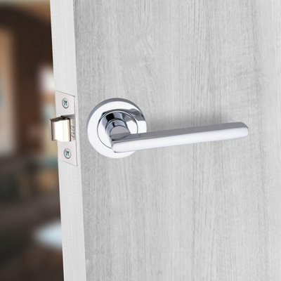 Leon Design Bathroom Door Handle Set Thumbturn and Mortise Lock ...