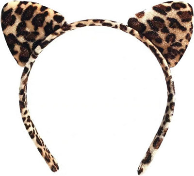 Leopard Ears Headband, Cute Cheetah Ear Headbands Halloween Christmas ...