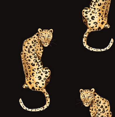 Leopard King Animal Peel and Stick Wallpaper