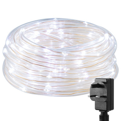 Lepro 10m 100 LED Outdoor Rope Lights, Cool White, Outdoor String ...