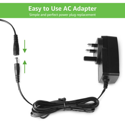 Lepro 12V 2A Power Supply, 240V to 12V Transformer Adaptor, 24W UK Plug with 1.5M Cable, 5.5mm x ...