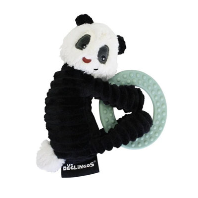 Les Degingos Teether Rototos the Panda Removable Plush Babies Teething ...