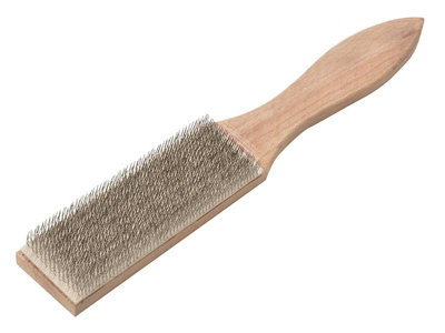Lessmann 250mm Steel File Cleaning Brush for Wood and Metal Files