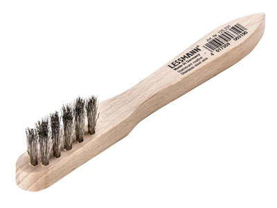 Lessmann 3 Row Spark Plug Brush with Stainless Steel Wire for Superior ...