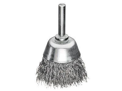 Buy Lessmann 437.162 Cup Brush with Shank D70mm x H25, 0.30 Steel Wire ...