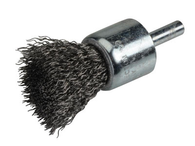 Lessmann - DIY End Brush with Shank 23mm, 0.30 Steel Wire | DIY at B&Q