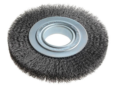 Lessmann Steel Wire Wheel Brush Set 178mm for Surface Finishing and ...