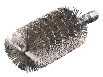 Lessmann - Threaded Tube Brush 30mm Stainless Steel Wire | DIY at B&Q