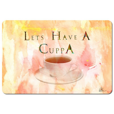 LETS HAVE A CUPPA (Placemat) / Default Title | DIY at B&Q