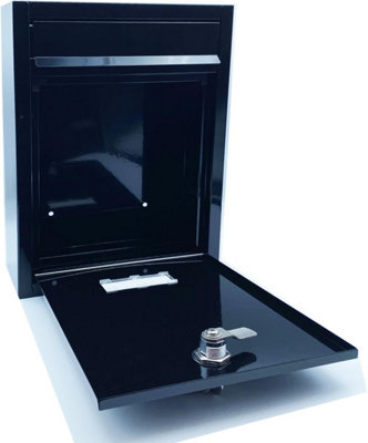 Letter Box Post Box Wall Mounted Steel Mail Box Parcel Delivery Box ...