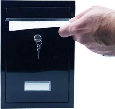 Letter Box Post Box Wall Mounted Steel Mail Box Parcel Delivery Box ...