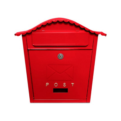 Letter Box Wall Mounted Post box Ideal for Securing Letters and Parcels ...
