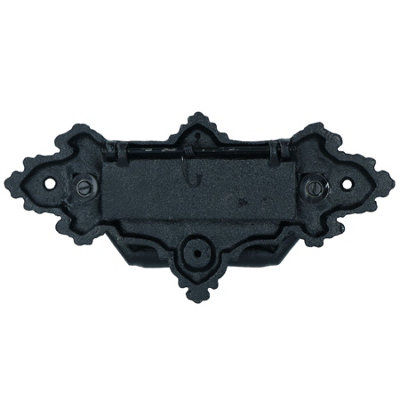 Letter Post Mail Box Slot Flap Plate Cast Iron Wall Front Door Gate ...