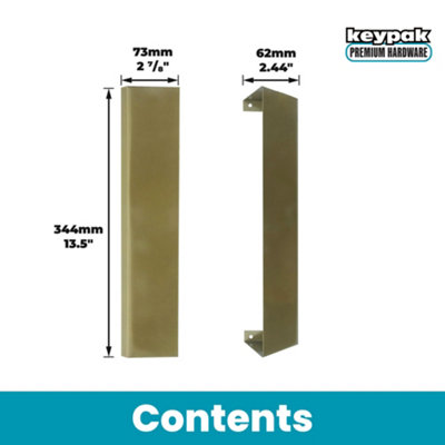 Letterplate Security Cowl, 13inch Door Letterbox Visor Guard, 344mm ...