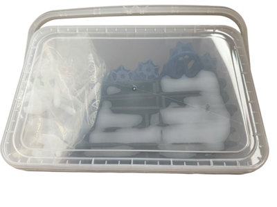Leveling Plate Kit - 10 plates, 40 Lite Level cylinders / 40 linear ...