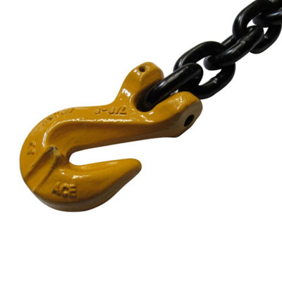 Lever Ratchet Chain Loadbinder Kit 12MM 6M Grab Hook