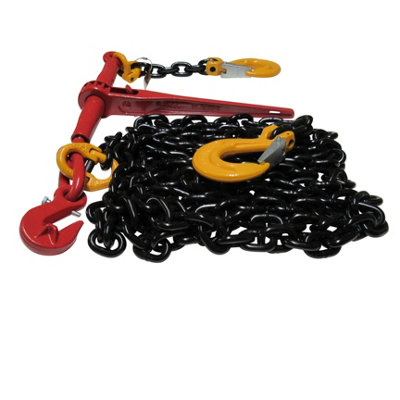 Lever Ratchet Loadbinder Kit 10MM 12M Chain (Tie Down Lashing Grab ...