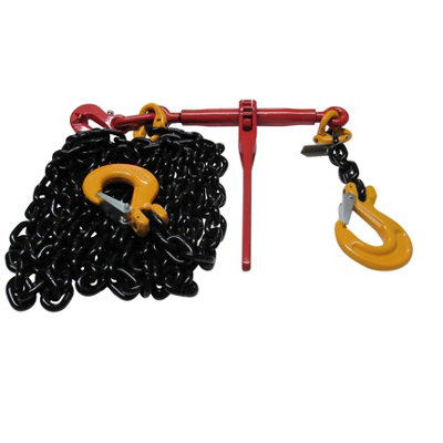 Lever Ratchet Loadbinder Kit 10MM 5M Chain (Tie Down Lashing Grab Sling ...