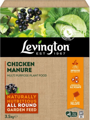 Levington Chicken Manure Plant Food Pellets All Purpose Flowers Fruit ...