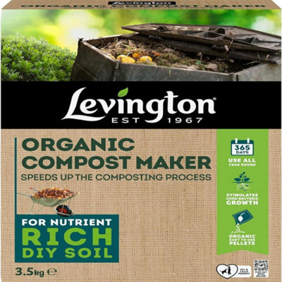 LEVINGTON COMPOST MAKER 3.5KG SPEEDS UP DECOMPOSITION OF GARDEN WASTE ...