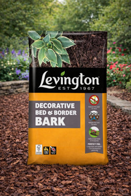 Levington Decorative Bed & Border Bark Compost 75L