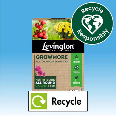 Levington Growmore Multi Purpose Granular Plant Food 3.5kg for Healthy ...