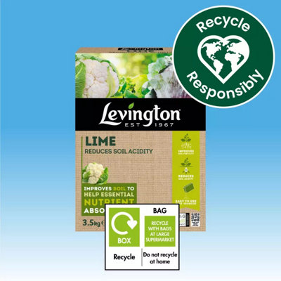 Levington Lime Soil Improver 3.5kg Reduces Soil Acidity and Improves ...