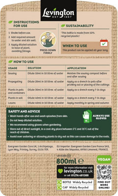 LEVINGTON SEAWEED TONIC 800ML ORGANIC PLANT FEED FOR STRONG GROWTH ...