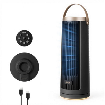 Levoit Windi Mini Pro Tower Fan, 20 dB Quiet Portable Fans, Powerful ...