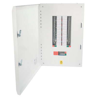 Lewden E-TPN12LW 12 Way 125A TP+N Three Phase Distribution Board ...