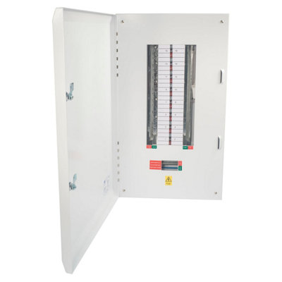 Lewden E-TPN16LW 16 Way 125A TP+N Three Phase Distribution Board ...
