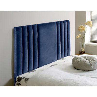 Lewis 54 inch Floorstanding Headboard Plush Velvet - Blue