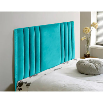 Lewis 54 inch Floorstanding Headboard Plush Velvet - Teal