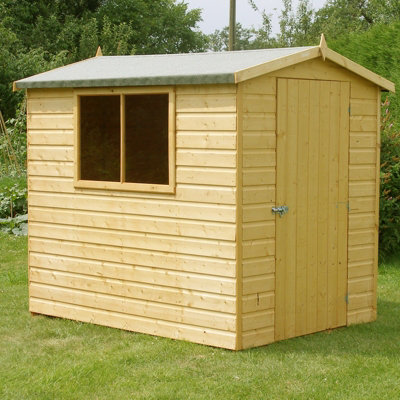 Buy Lewis Handmade Garden Shed Approx 7 x 5 Feet | DIY at B&Q