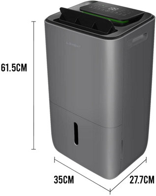 LEXENT 30L Plasma-cluster Ion Dehumidifier, UVC Air Purifier, Low ...
