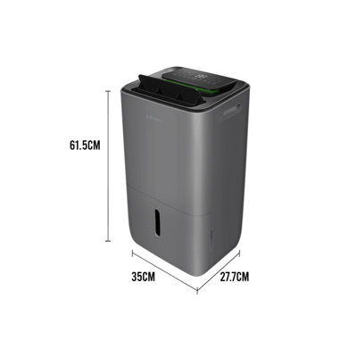 Lexent 30L Plasma-cluster Ion Dehumidifier, UVC Air Purifier, Low ...