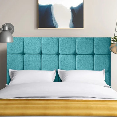 Lexie 54 inch Floorstanding Headboard Plush Velvet - Teal