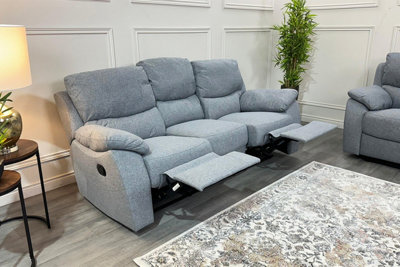 Lexus Electric Reclining Sofa Suite For Living Room (Taupe, 2 Seater)
