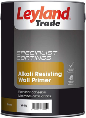 LEYLAND TRADE ALKALI RESISTING WALL PRIMER - WHITE 5L