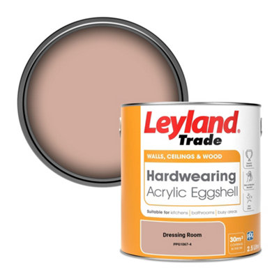 Leyland Trade Hardwearing Acrylic Eggshell Emulsion Paint Dressing Room ...