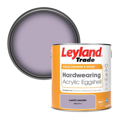 Leyland Trade Hardwearing Acrylic Eggshell Emulsion Paint Lavish ...