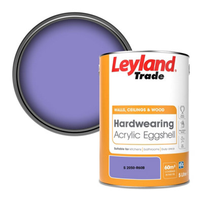 Leyland Trade Hardwearing Acrylic Eggshell Emulsion Paint (S 2050-R60B) 5L