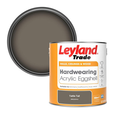 Leyland Trade Hardwearing Acrylic Eggshell Emulsion Paint Tattle Tail ...