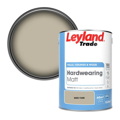 Leyland Trade Hardwearing Matt Emulsion Paint (3005-Y20R) 5L