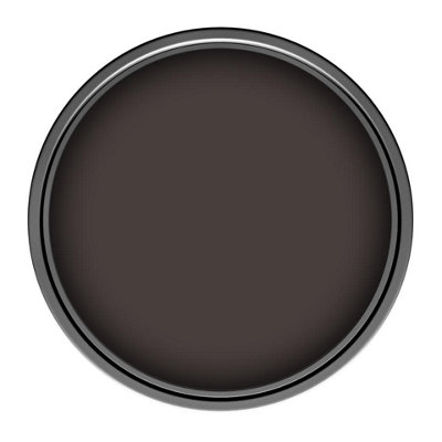 LEYLAND TRADE HARDWEARING MATT EMULSION PAINT BLACK WALNUT (PPG1014-7) 2.5L
