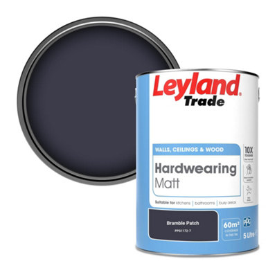 Leyland Trade Hardwearing Matt Emulsion Paint Bramble Patch (PPG1172-7) 5L