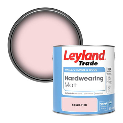 Leyland Trade Hardwearing Matt Emulsion Paint (S 0520-R10B) 2.5L
