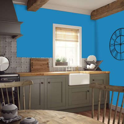 Leyland Trade Hardwearing Matt Emulsion Paint Sky Blue (RAL 5015) 2.5L